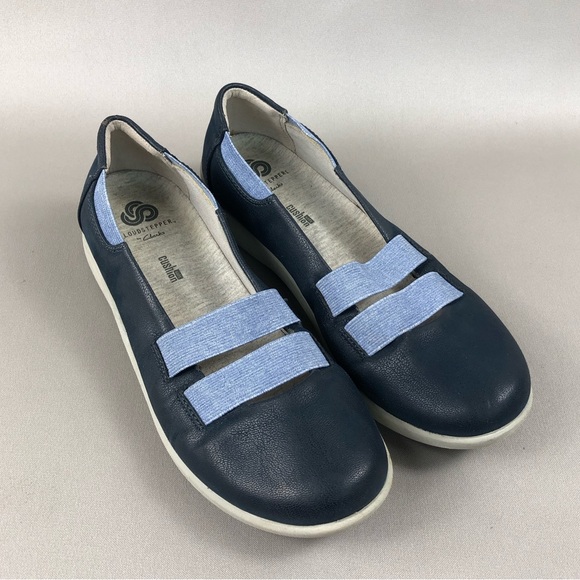 Clarks | Shoes | Clarks Cloud Steppers Womens Slip On Loafers Size 7m ...